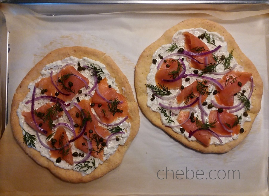 Chebe Bagels and Lox Pizza - Chebe Recipes