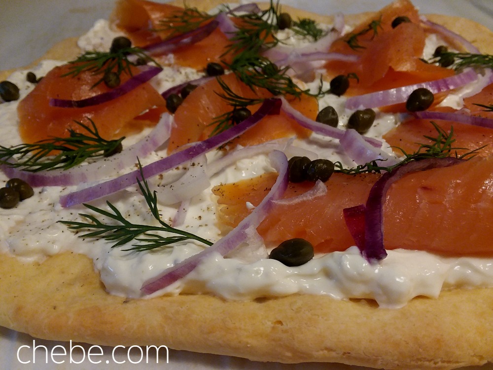 Chebe Bagels and Lox Pizza - Chebe Recipes