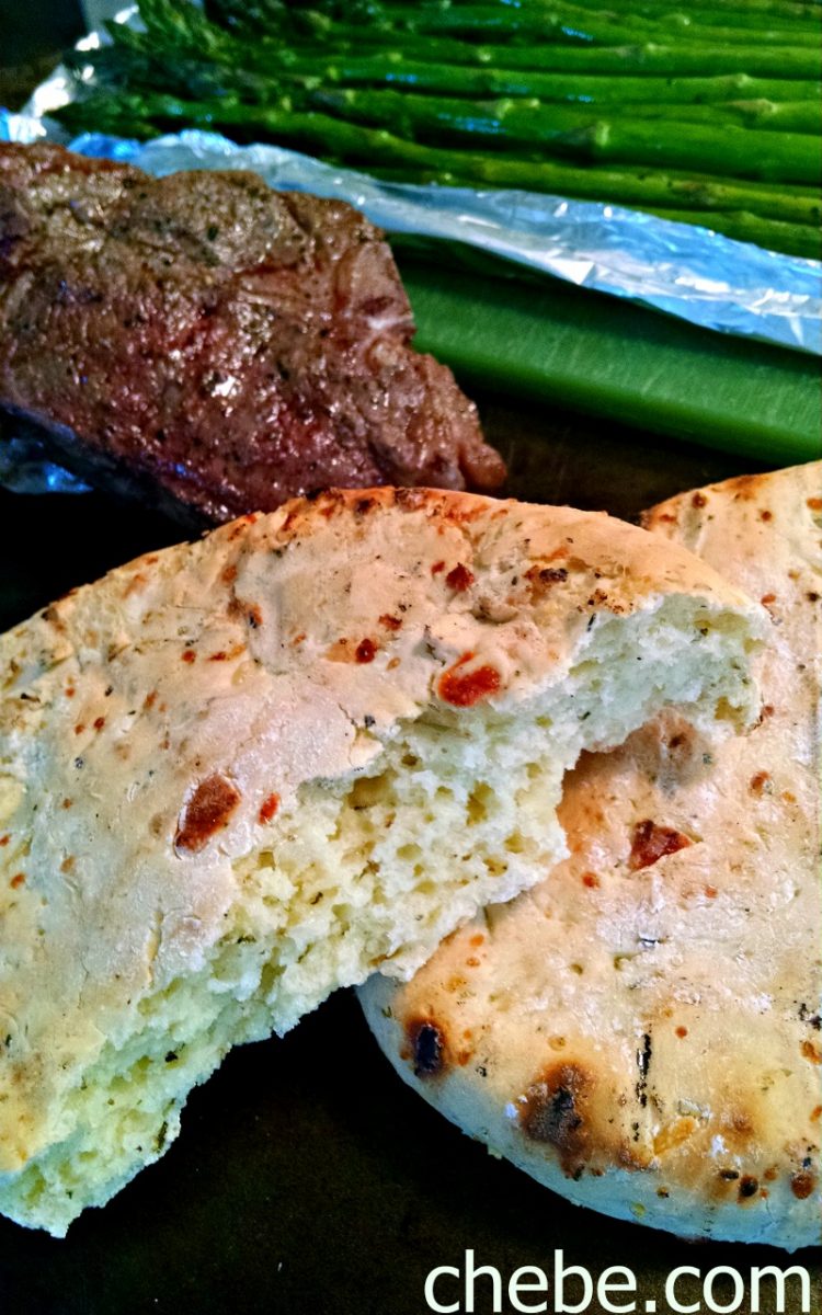 Grilled Chebe Focaccia Bread - Chebe Recipes