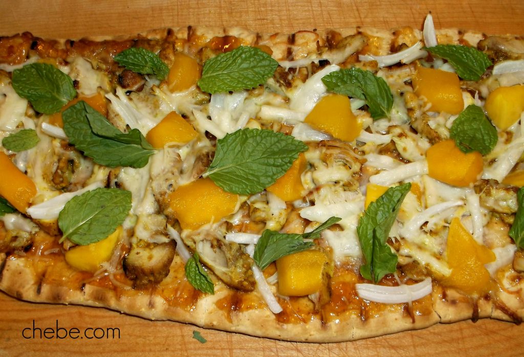 Grilled Mango Chutney Pizza with Rustic Crust - Chebe Recipes