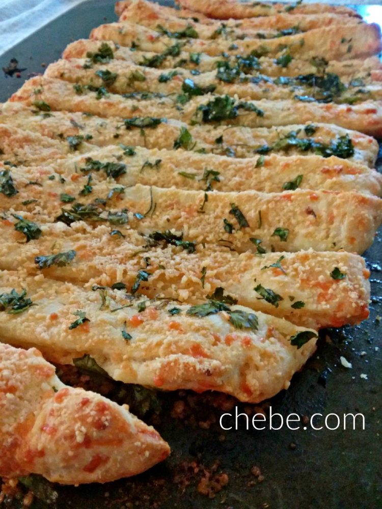 Chebe Parmesan Garlic Bread Strips - Chebe Recipes