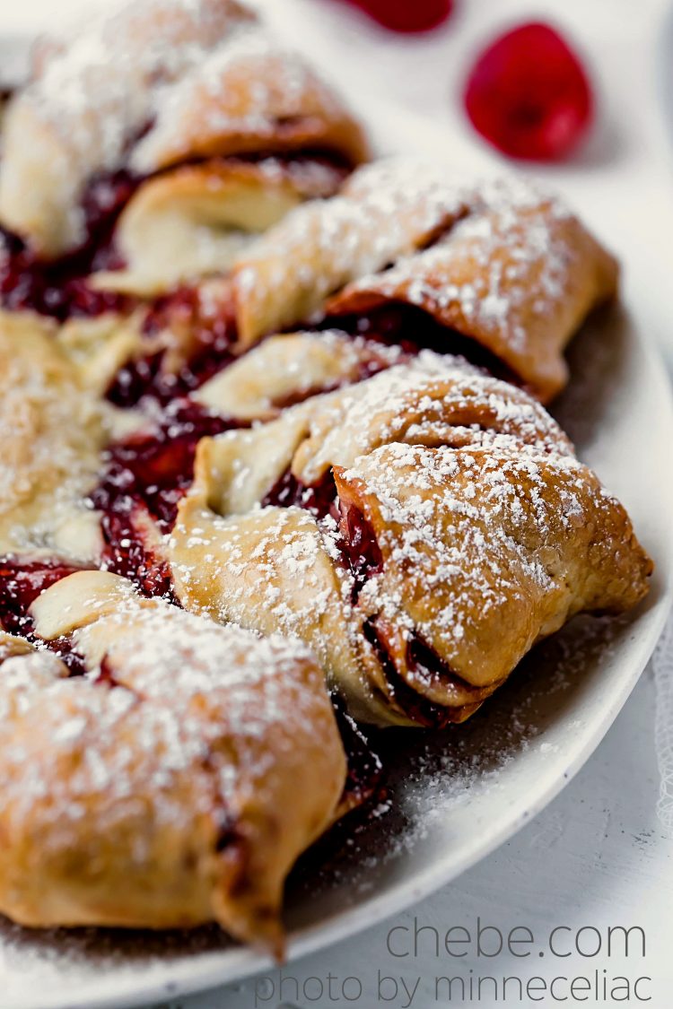 Chebe Raspberry Holiday Star Bread - Chebe Recipes