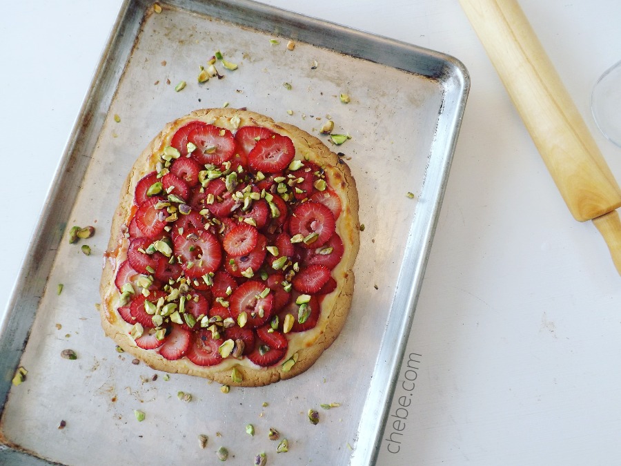 Grain Free Strawberry-Pistachio Tart - Chebe Recipes